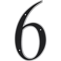 Hillman™ 6" Plastic Reflective House Number 6 at Menards®