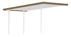 Americana 18' 4" W x 10' Projection x 8' H White/Brown Sierra Attached ...