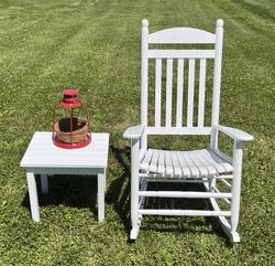 Bradly Adult White Rocking Chair at Menards®