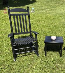 Cumberland Black Matte Rocking Chair at Menards®