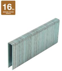 Metabo HPT® 7/16" Crown x 1-3/4" Leg 16-Gauge Electro-Galvanized Medium ...