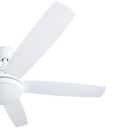 Prominence Home Ashby 52 White Indoor Led Ceiling Fan With Remote At