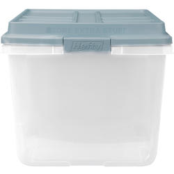 Hefty® Lift Off Lid 72-Quart Hi-Rise Clear Storage Bin at Menards®