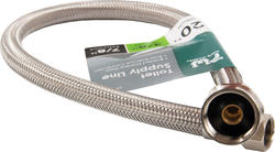 Plumb Works 3/8" Compression x 7/8" BC x 20" L Stainless Steel Toilet ...