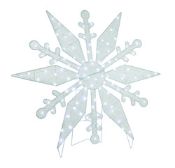 Enchanted Forest® 4' LED White Snowflake at Menards®