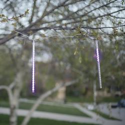 Pumpkin Hollow® 8-Light LED Purple Meteor Light Set at Menards®