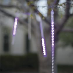 Pumpkin Hollow® 8-Light LED Purple Meteor Light Set at Menards®
