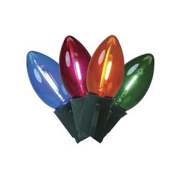 Enchanted Forest® LED Vintage Multicolor Transparent C9 Replacement ...