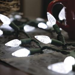 Enchanted Forest® LED 50-Light Blue & White Multifunction C6 Christmas ...