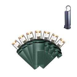 Enchanted Forest® LED 50-Light Warm White 5mm Christmas String Light ...