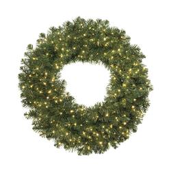 Enchanted Forest® 30" Prelit LED Oregon Artificial Wreath at Menards®