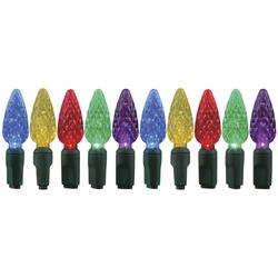 Enchanted Forest® 50-Light Multicolor C6 Premium Christmas String Light ...