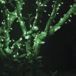 Enchanted Forest® LED 100-Light Green Sparkle Mini Premium Christmas ...