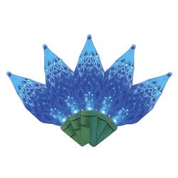 Enchanted Forest® LED 100-Light Blue Diamond Cut C6 Premium Christmas ...