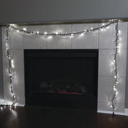 Enchanted Forest® 1,000-Light Pure White Premium Christmas String Rice ...