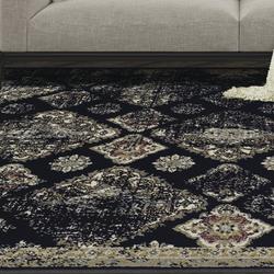 Superior Mayfair Black 8' x 10' Area Rug at Menards®