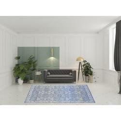 HomeRoots Felicity Blue And Grey Oriental 8' x 10' Area Rug at Menards®