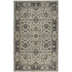 HomeRoots Felicity Gray Ivory And Taupe Floral 5' x 8' Area Rug at Menards®