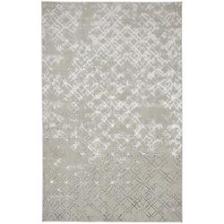 HomeRoots Felicity Silver Gray And White Abstract 7' x 10' Area Rug at ...