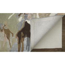 HomeRoots Felicity Tan Gray And Green Floral 2' X 3' Area Rug at Menards®