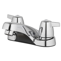 Plumb Works® Two-Handle 4" Centerset Chrome Bathroom Sink Faucet at ...