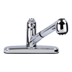 Plumb Works® One-Handle Pull-Out Chrome Kitchen Faucet at Menards®