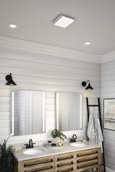 Homewerks™ 80 CFM Ceiling SmartVent Exhaust Bath Fan with Light and ...