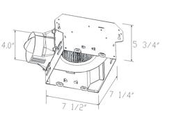 Delta Breez 80 CFM Ceiling Exhaust Bath Fan with LED Light at Menards®