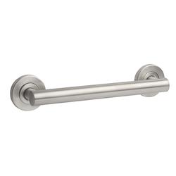 Homewerks™ 16" x 1-1/4" Brushed Nickel Modern Decorative Grab Bar at ...