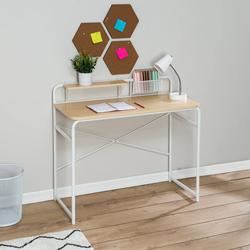 Honey Can Do® White Office Desk with Shelf at Menards®