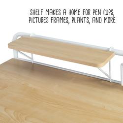 Honey Can Do® White Office Desk with Shelf at Menards®