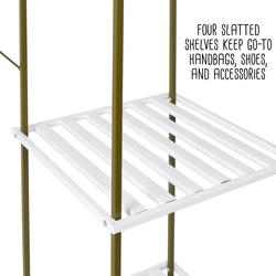 Honey Can Do® Olive Steel Freestanding Clothing Rack at Menards®