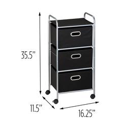 Honey Can Do® 3-Drawer Rolling Cart at Menards®