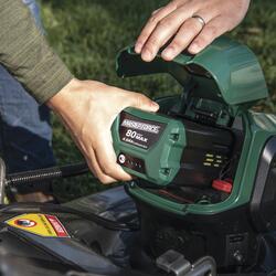 Masterforce® 21" 80-Volt Brushless Cordless Self-Propelled Lawn Mower ...