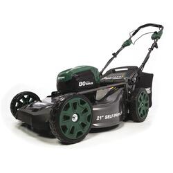 Masterforce® 21" 80-Volt Brushless Cordless Self-Propelled Lawn Mower ...