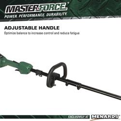Masterforce® 80-Volt Brushless Cordless 16" String Trimmer at Menards®
