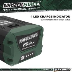 Masterforce® 80-Volt Lithium-Ion 2.0Ah Battery at Menards®