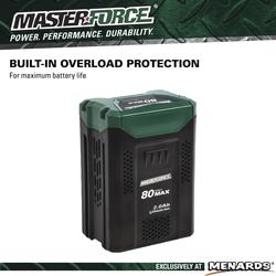 Masterforce® 80-Volt Lithium-Ion 2.0Ah Battery at Menards®