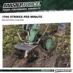 Masterforce® 10" 80-Volt Brushless Cordless Tiller/Cultivator at Menards®