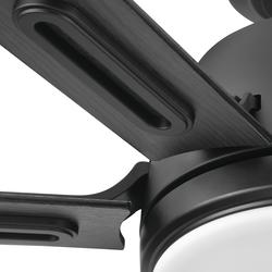 Patriot Lighting® Regency Park 56" Matte Black Indoor/Outdoor LED ...