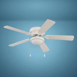 Patriot Lighting® Gilford 52" White Indoor 1-Light Ceiling Fan at Menards®
