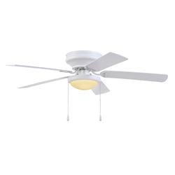 Patriot Lighting® Gilford 52" White Indoor 1-Light Ceiling Fan at Menards®