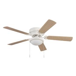 Patriot Lighting® Gilford 52" White Indoor 1-Light Ceiling Fan at Menards®