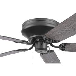 Patriot Lighting® Gilford 52" Matte Black Indoor 1-Light Ceiling Fan at ...