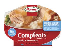 Hormel® Compleats® Chicken Breast & Gravy with Mashed Potatoes ...