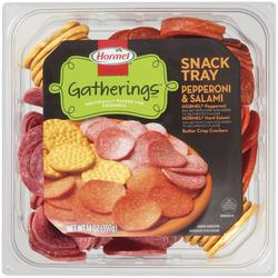 Hormel Gatherings® Pepperoni & Salami Snack Tray - 14 oz at Menards®