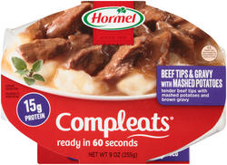 Hormel® Compleats® Beef Tips and Gravy Microwave Meal - 9 oz at Menards®