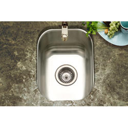 Houzer® Club Undermount 14-3/8" Stainless Steel Single Bowl Bar/Prep ...