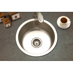 Houzer® Club Drop-In 17-1/2" Stainless Steel Single Bowl Bar/Prep Sink ...