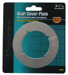 Ultra Hardware™ Satin Nickel Lock Scar Cover Plate at Menards®